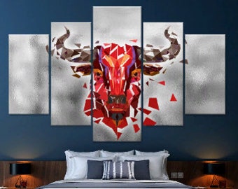 Abstract Buffalo Painting - Etsy