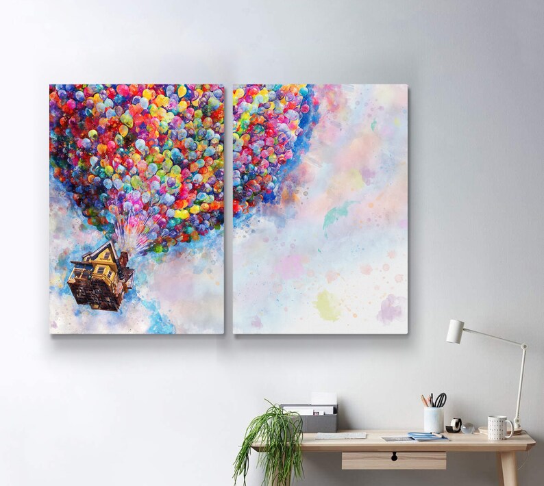 Up Pixar Poster, Pixar Wall Art, up Pixar Canvas, up Print, up ...