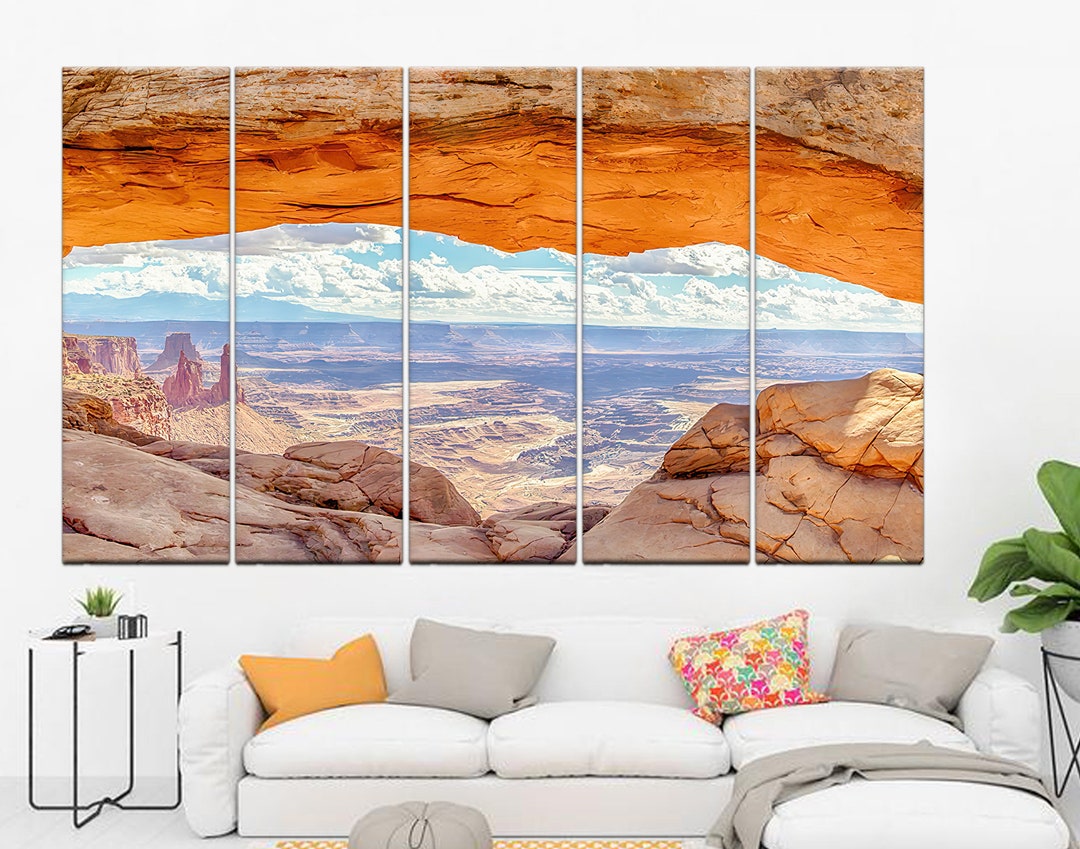 Panoramic View of Arch of Mesa, Iconic Symbol of the American West ...