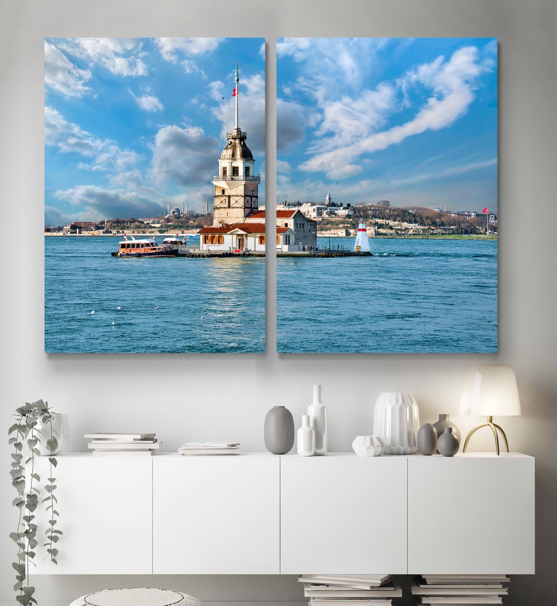 Istanbul Wall Art, Istanbul Art, Turkish Decor, Istanbul Canvas Art ...