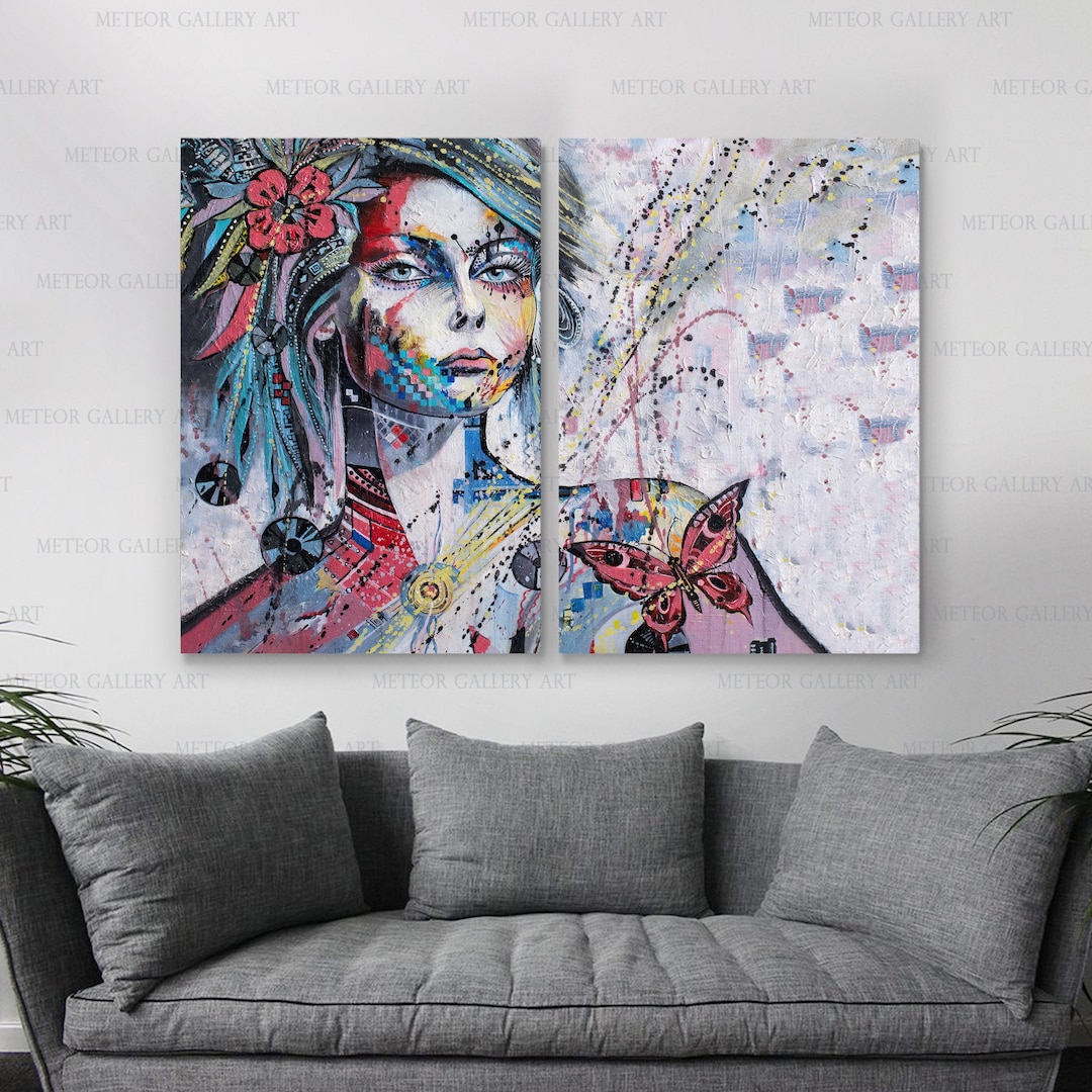 Urban Princess Graffiti Street Art Princess Rainbow Color Painting ...