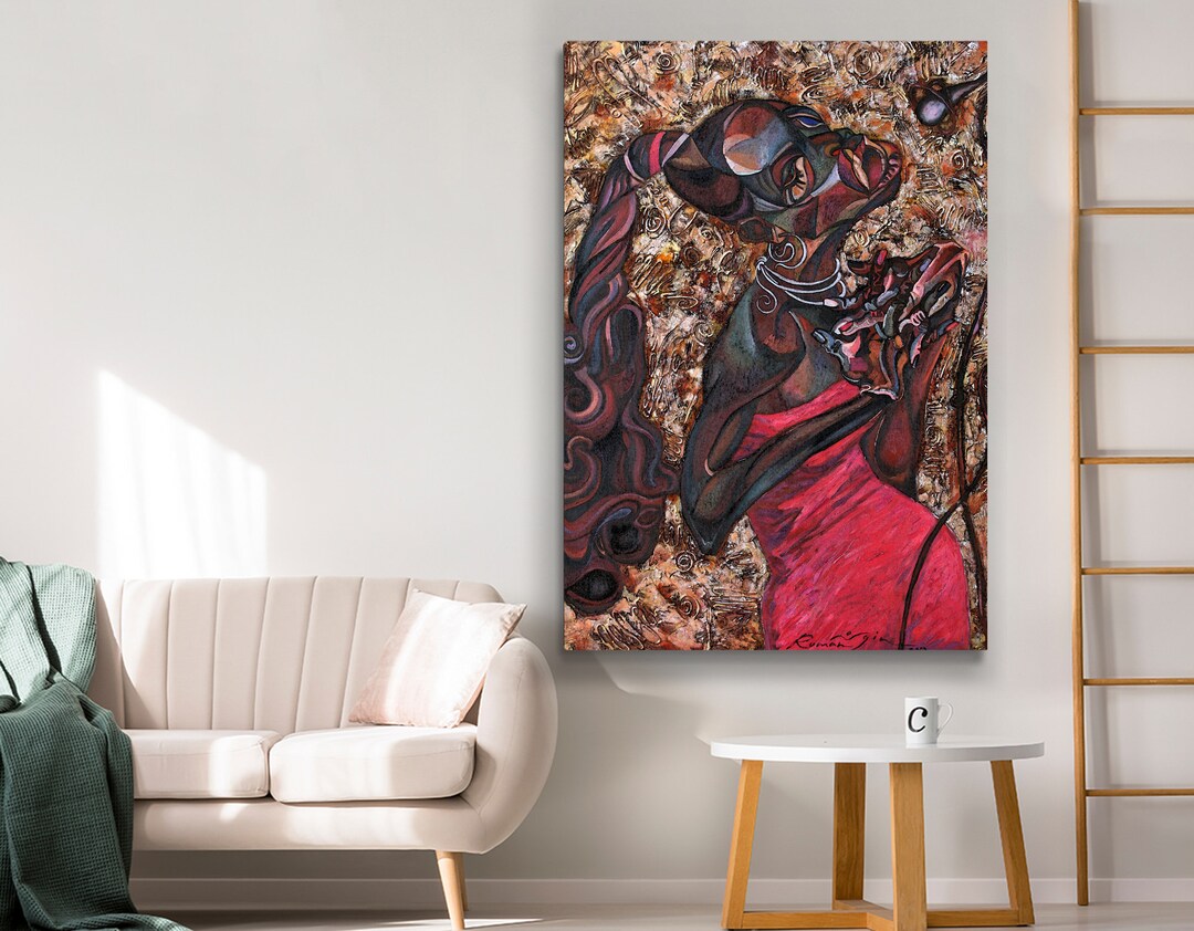 Jazz Wall Art, Music Canvas Print, Instruments Decor, Jazz Club Decor ...