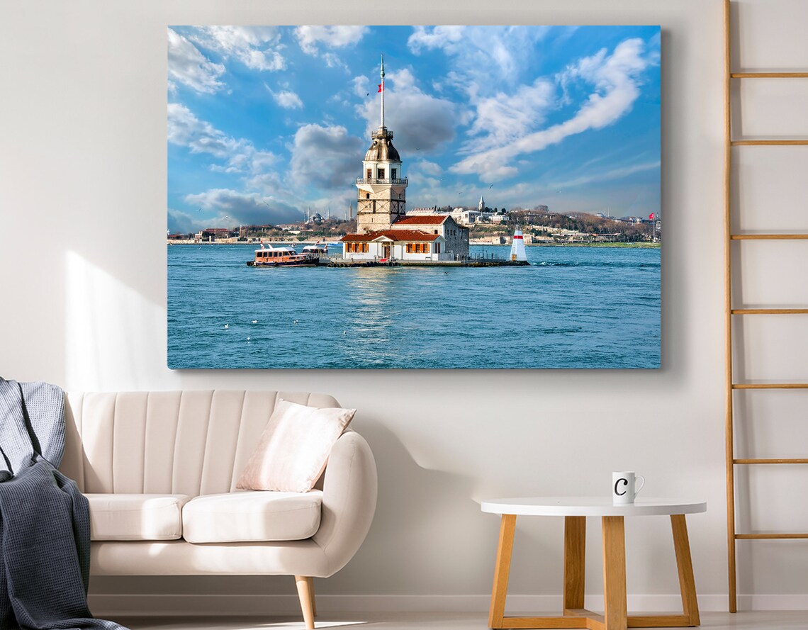 Istanbul Wall Art, Istanbul Art, Turkish Decor, Istanbul Canvas Art ...