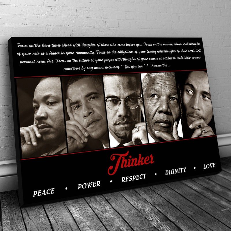 Malcolm X Mlk Poster - Etsy