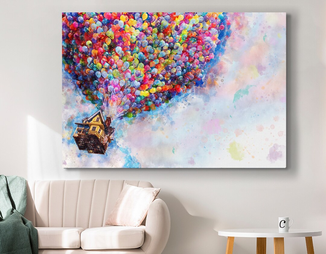 Up Pixar Poster, Pixar Wall Art, up Pixar Canvas, up Print, up ...
