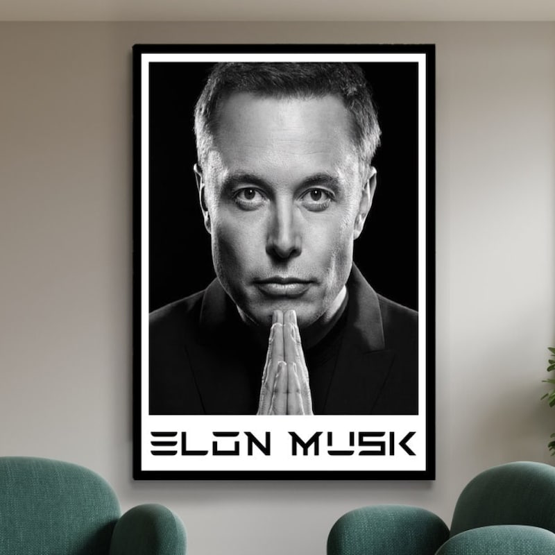 Elon Musk Poster - Etsy