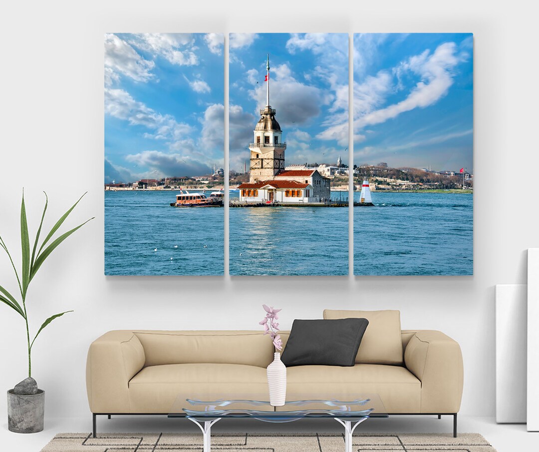Istanbul Wall Art, Istanbul Art, Turkish Decor, Istanbul Canvas Art ...