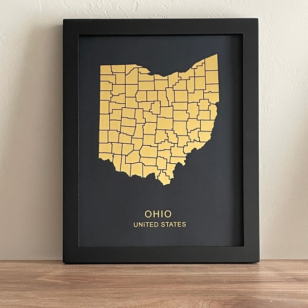 Custom State Map - Etsy