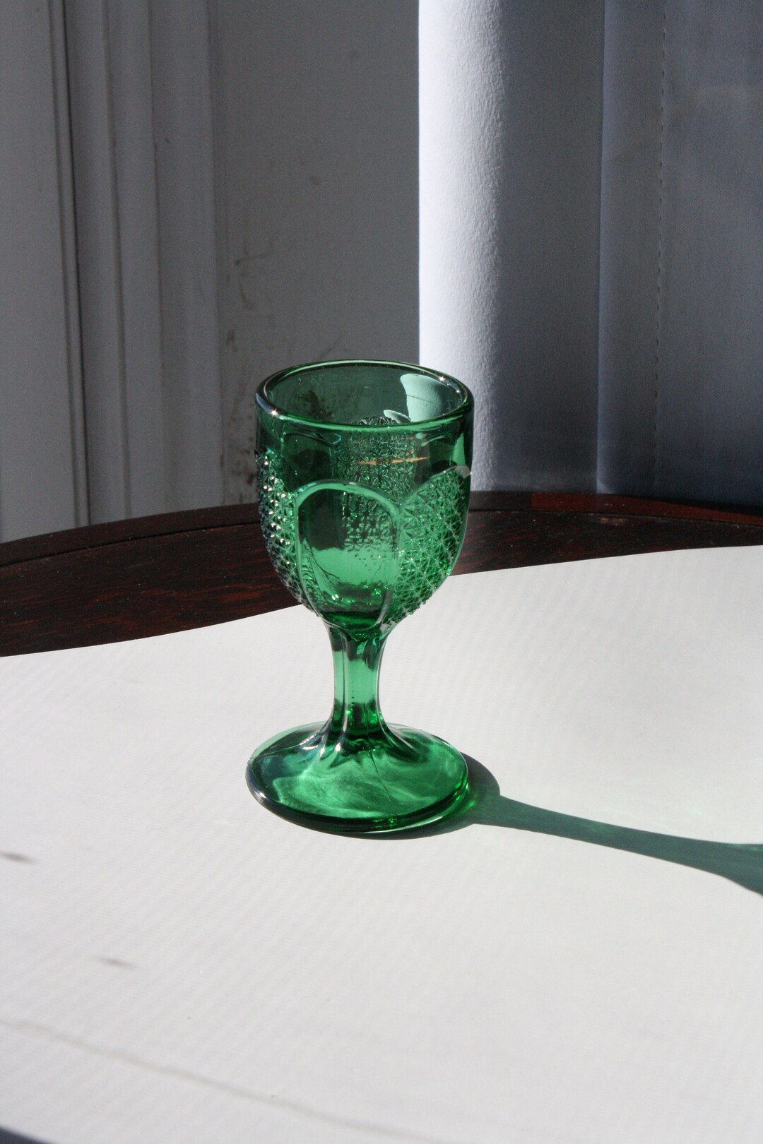 US Glass Company 1900 Small Fine Cut Wine Cordial Very RARE - Etsy