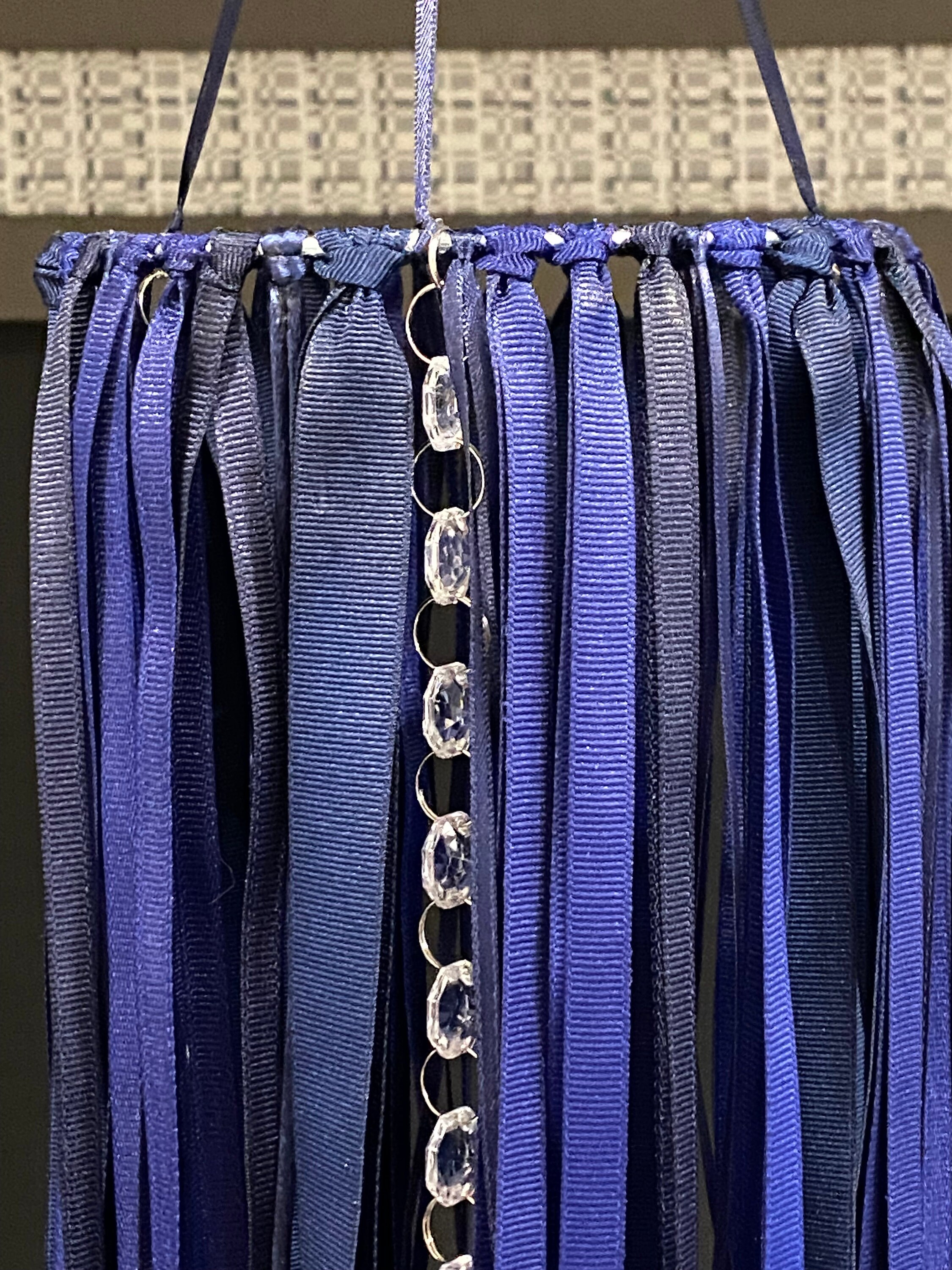 Ribbon Windsock Midnight Sky With Bling sparkly Stars - Etsy