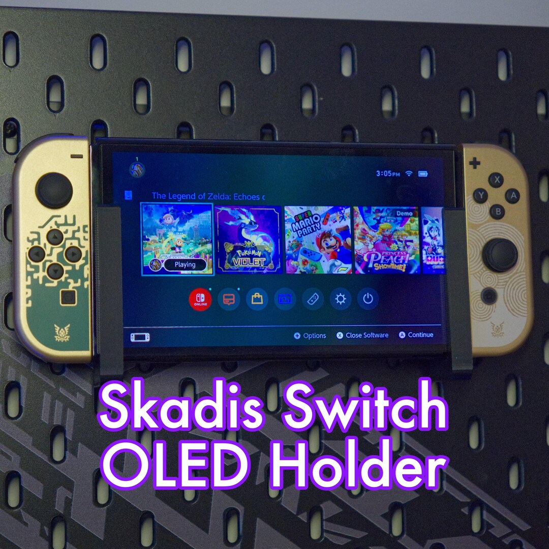 Ikea Skadis/uppspel Switch OLED Holder Set - Etsy