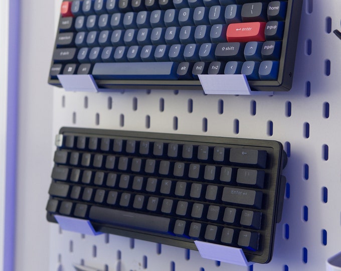 1 Pair IKEA SKADIS PEGBOARD 25mm 3 Prong Keyboard Mount Mechanical ...