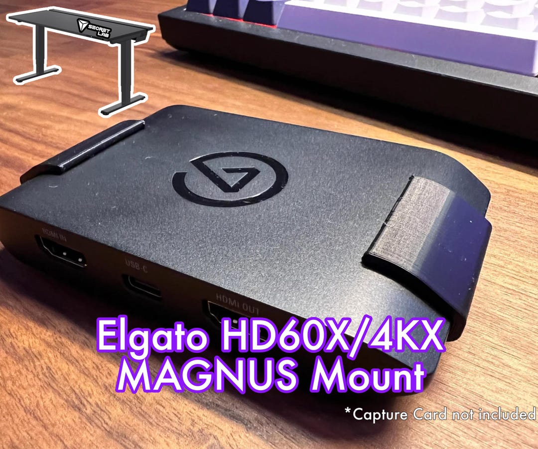 Elgato HD60X/4KX MAGNUS Mount - Etsy