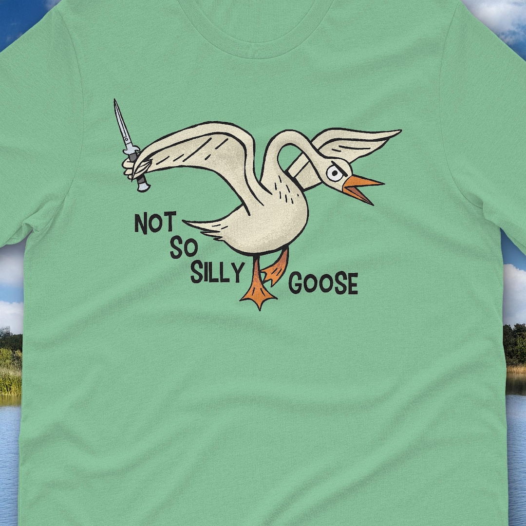 T-shirt - Not so Silly Goose - Etsy