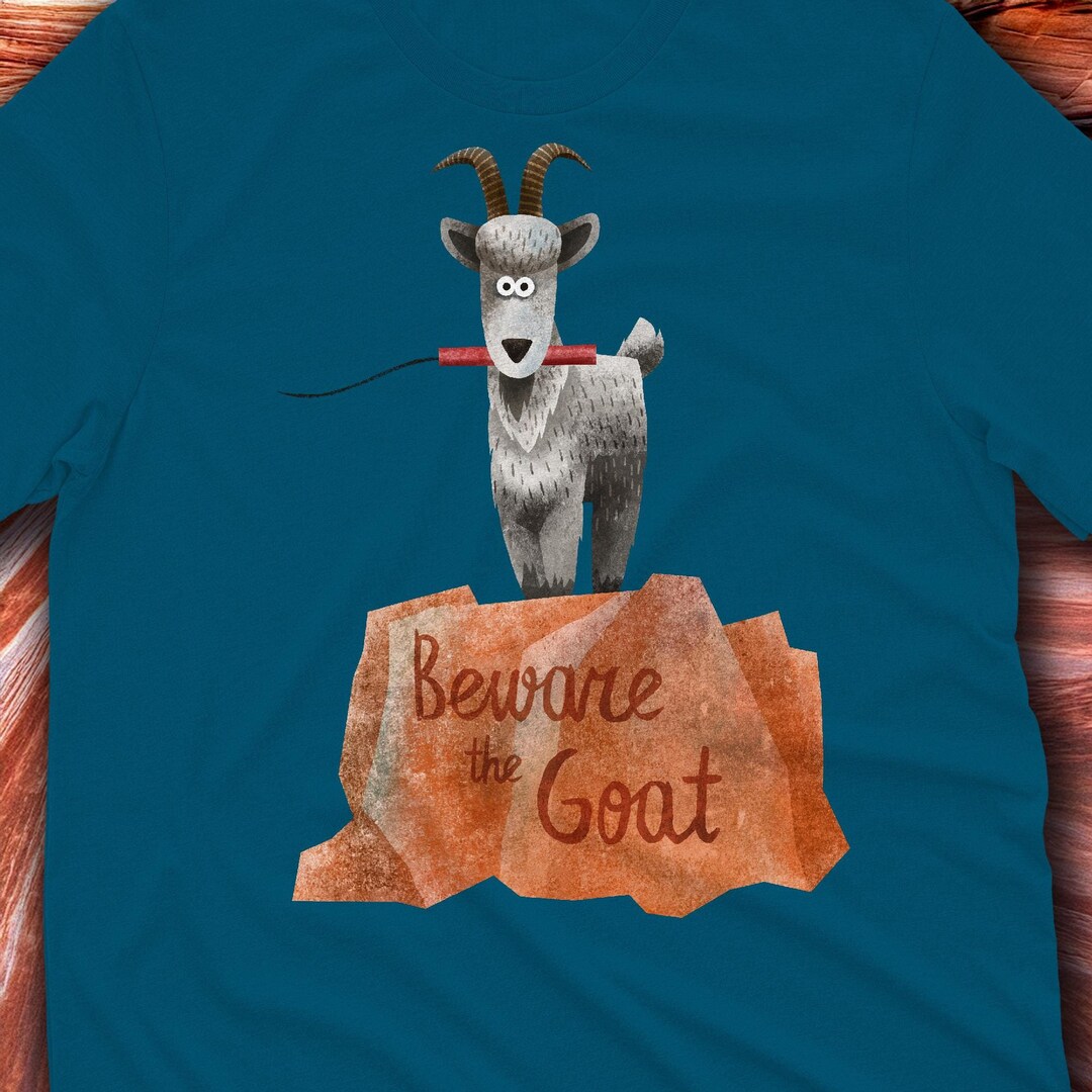 T-shirt Beware the Goat on the Big Thunder Mountain Railroad! - Etsy