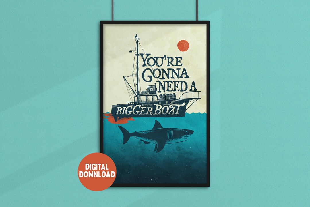 Jaws - You're Gonna Need a Bigger Boat - Steven Spielberg - Chief Brody ...