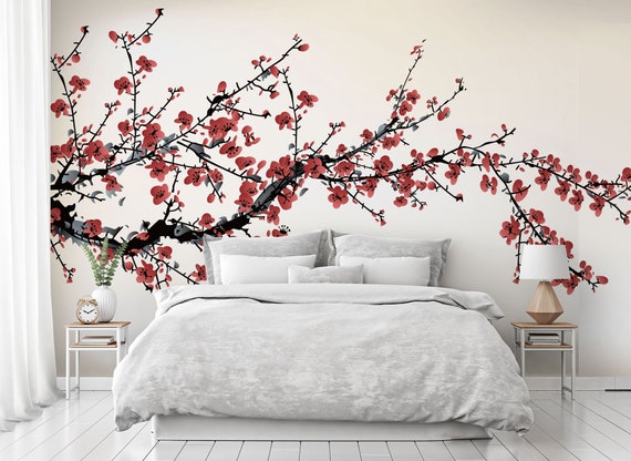 Red Cherry Tree Wallpaper