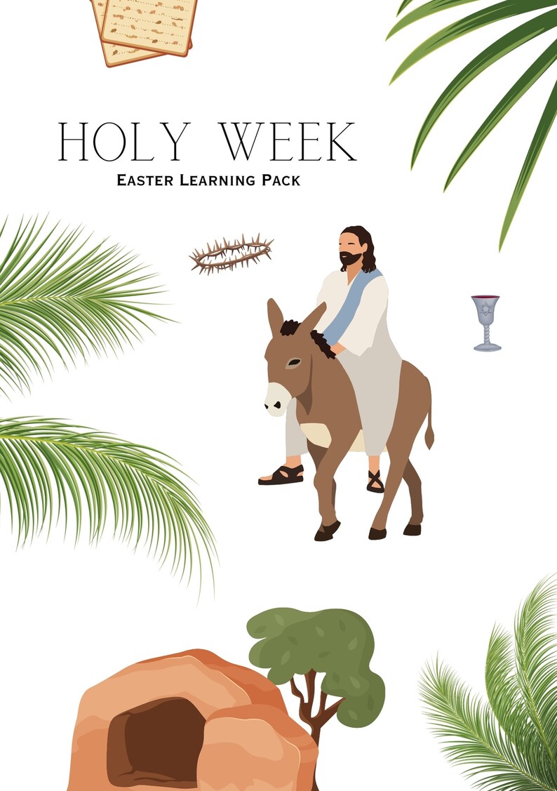 Holy Week Themed Preschool Learning Pack | Charlotte Mason Inspired ...