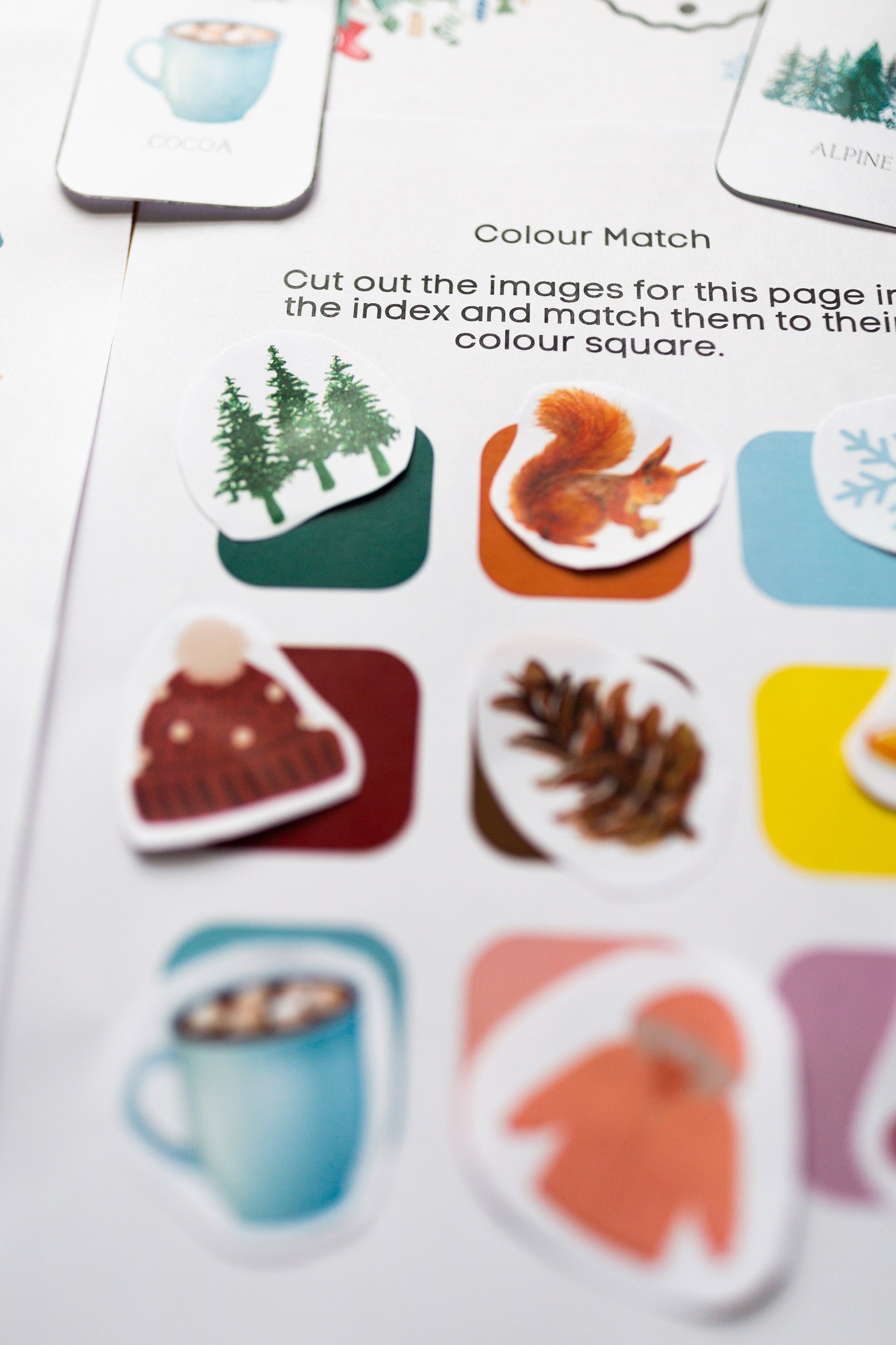 Winter Themed Preschool Letters Pack A-E Charlotte Mason Inspired ...