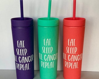 Eat. Sleep. Kill Cancer. Repeat. | Etsy
