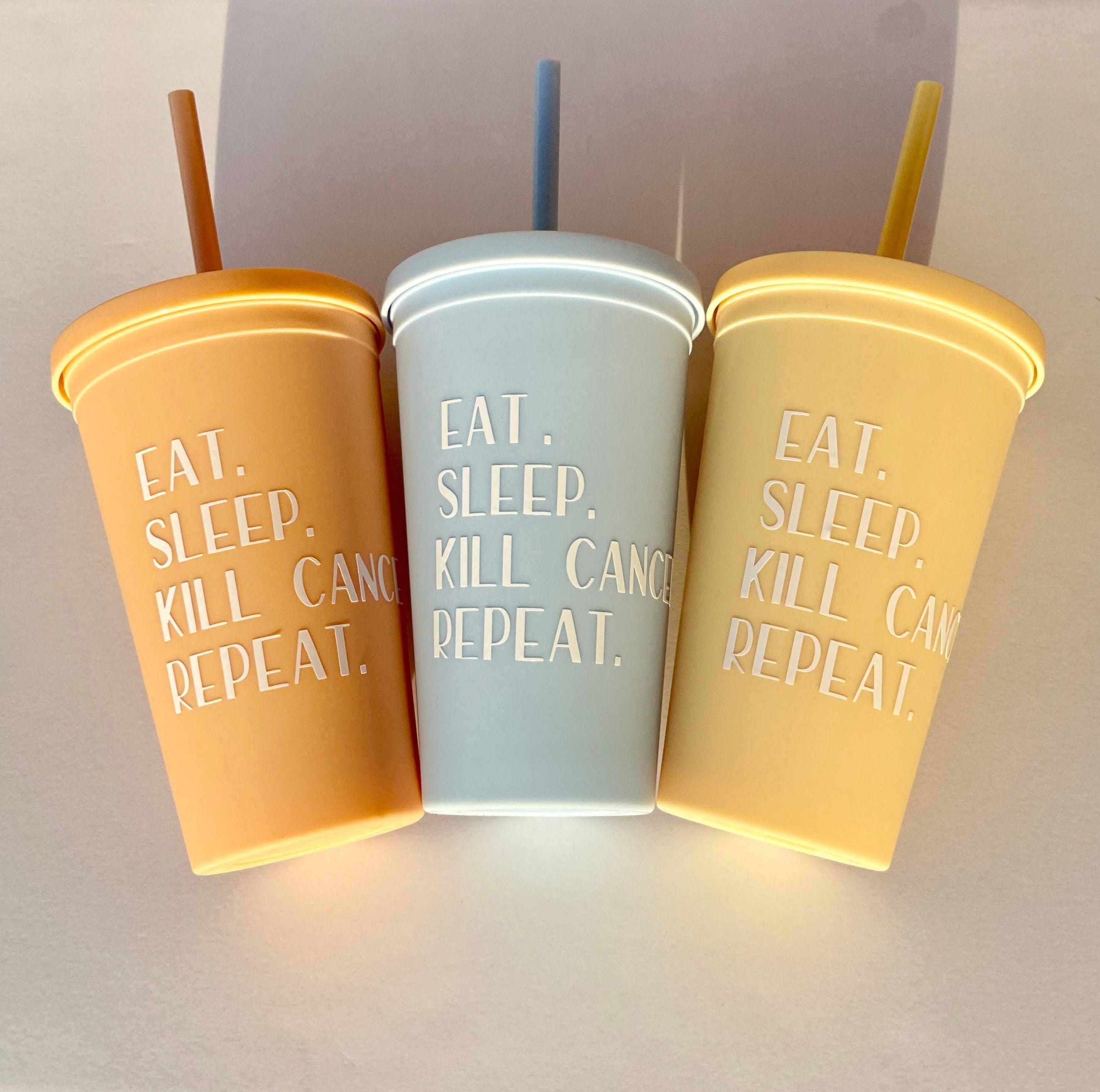 Eat. Sleep. Kill Cancer. Repeat. - Etsy