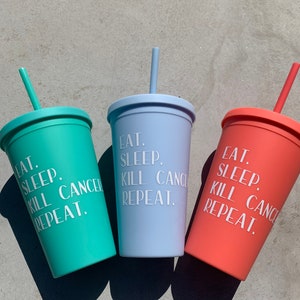 Eat. Sleep. Kill Cancer. Repeat. - Etsy