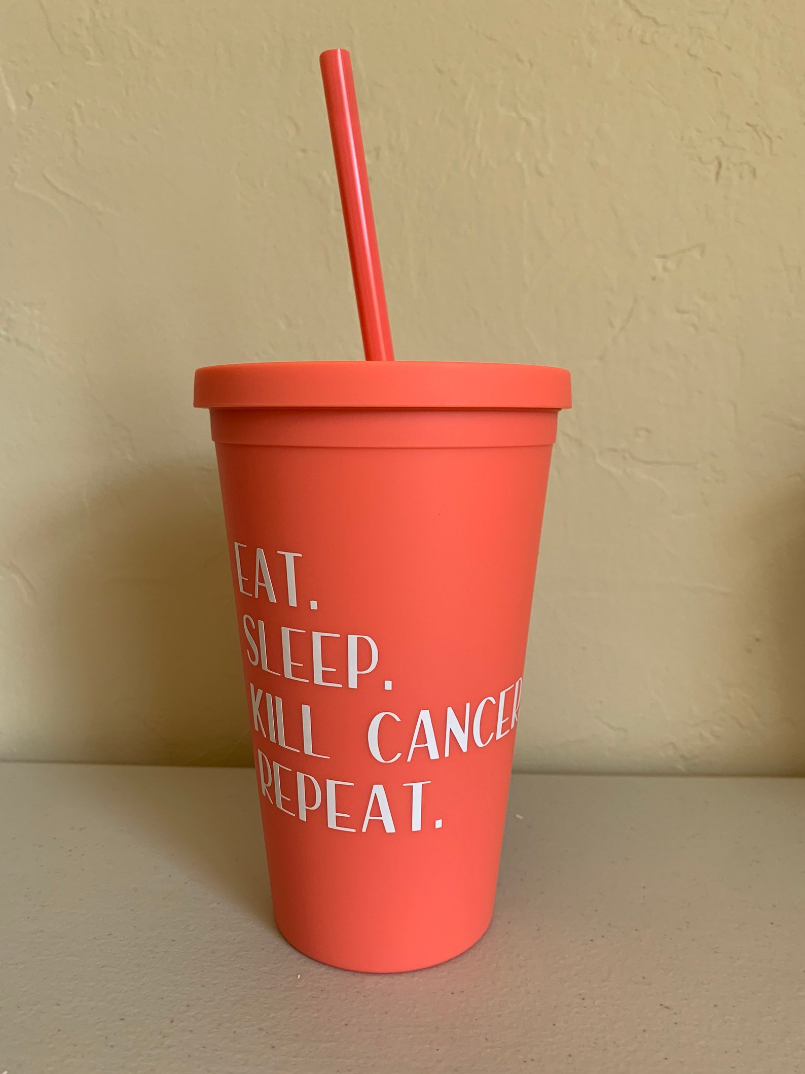 Eat. Sleep. Kill Cancer. Repeat. - Etsy