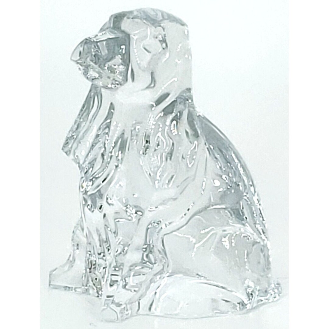 Baccarat COCKER SPANIEL DOG Crystal Signed - Etsy