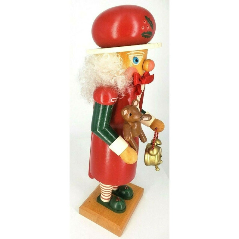 Nutcracker Mrs Claus Female Toymaker Bear & Clock German SEIFFENER ...
