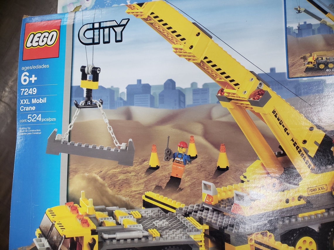 New Lego City 7249 XXL Mobile Crane Construction Truck - Etsy