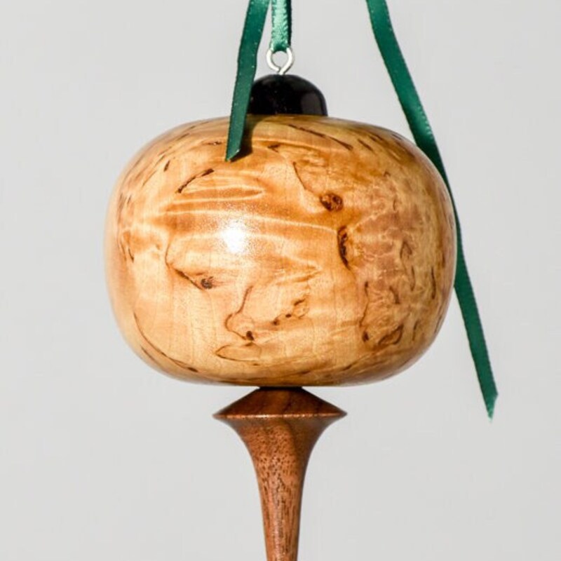 Wood Turned Ornament - Etsy