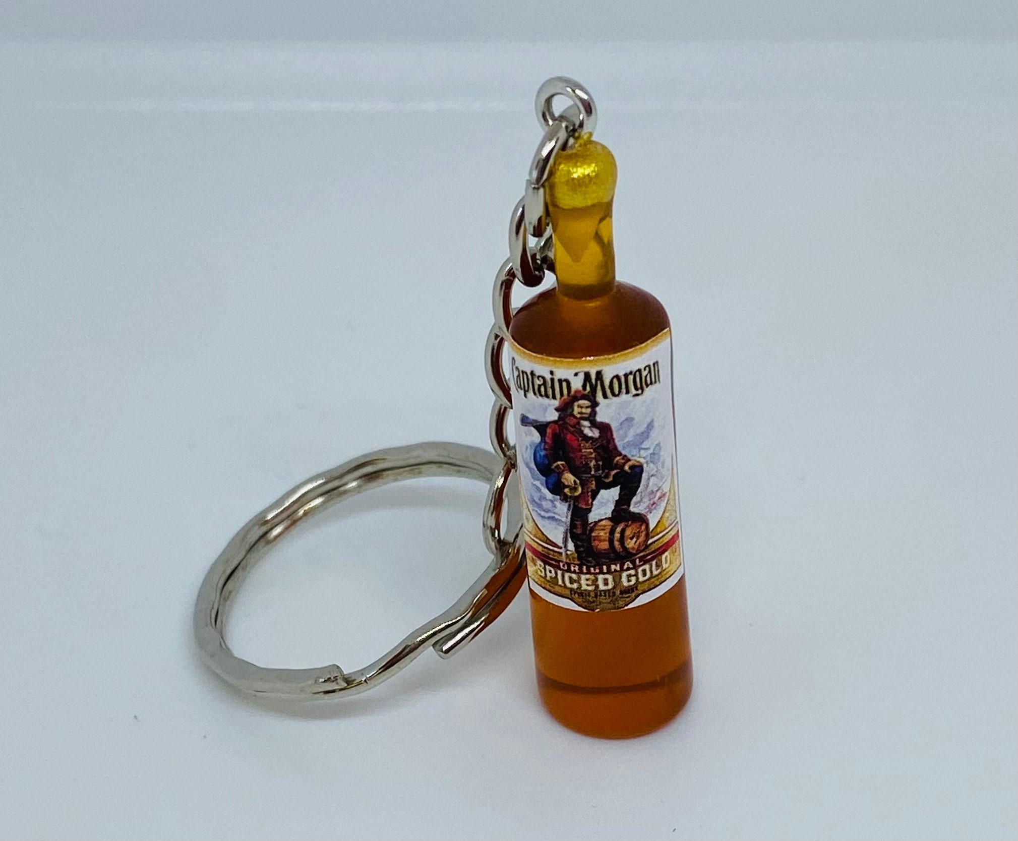 Captain Morgan Original Spiced Gold Rum Bottle Keychain Keyring - Etsy UK