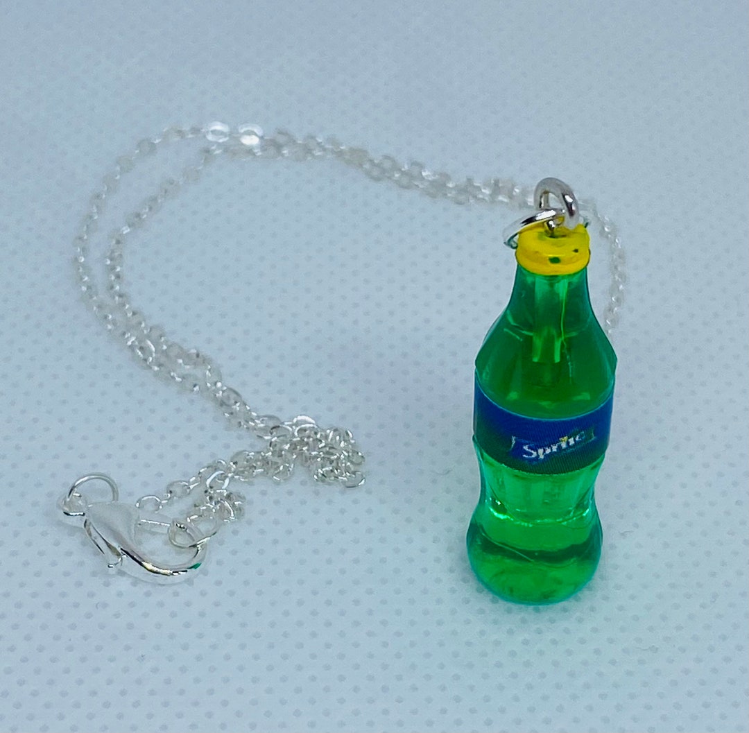 Sprite Mini Fizzy Drink Bottle Charm Necklace - Etsy