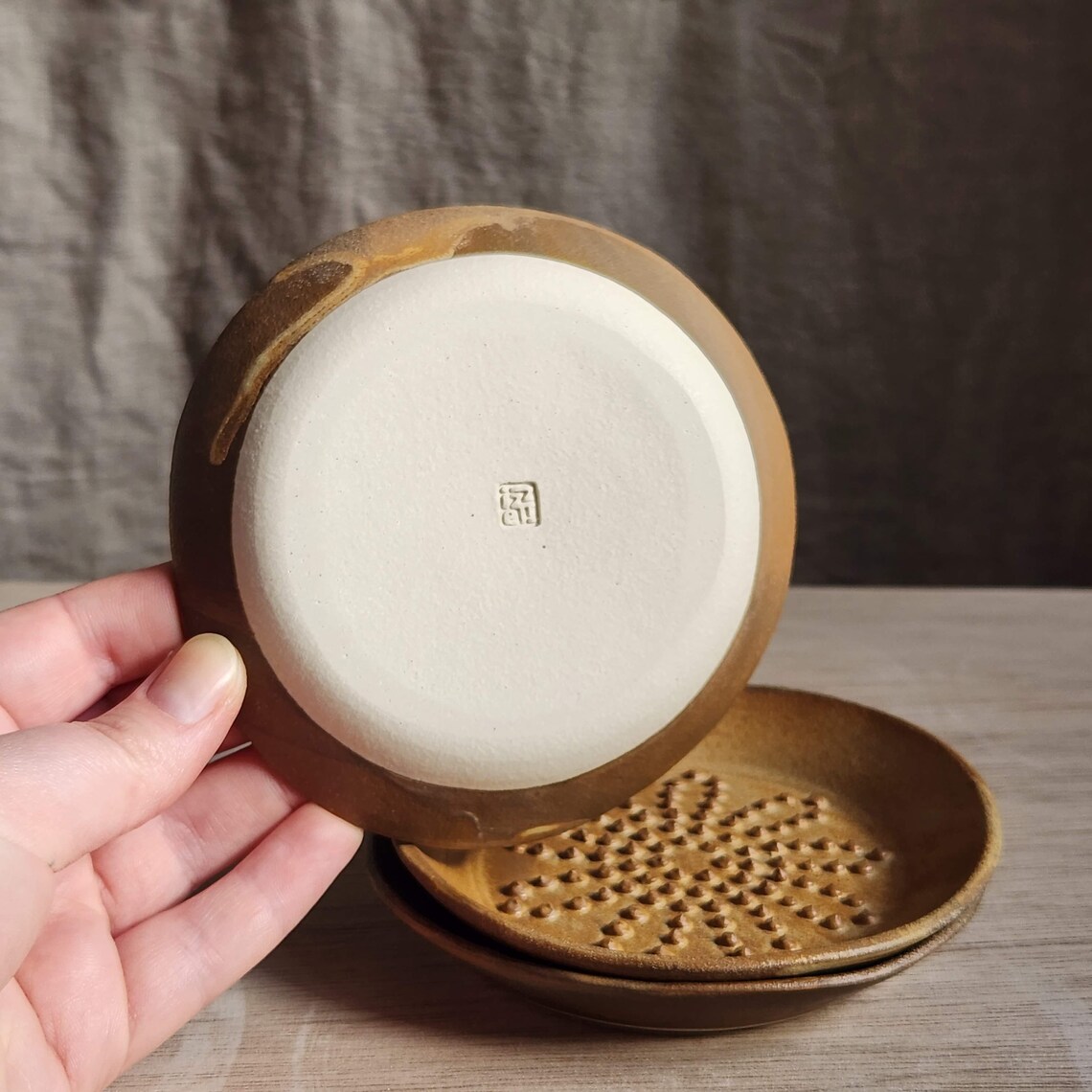 Ceramic Garlic/ginger Grater Plate - Etsy