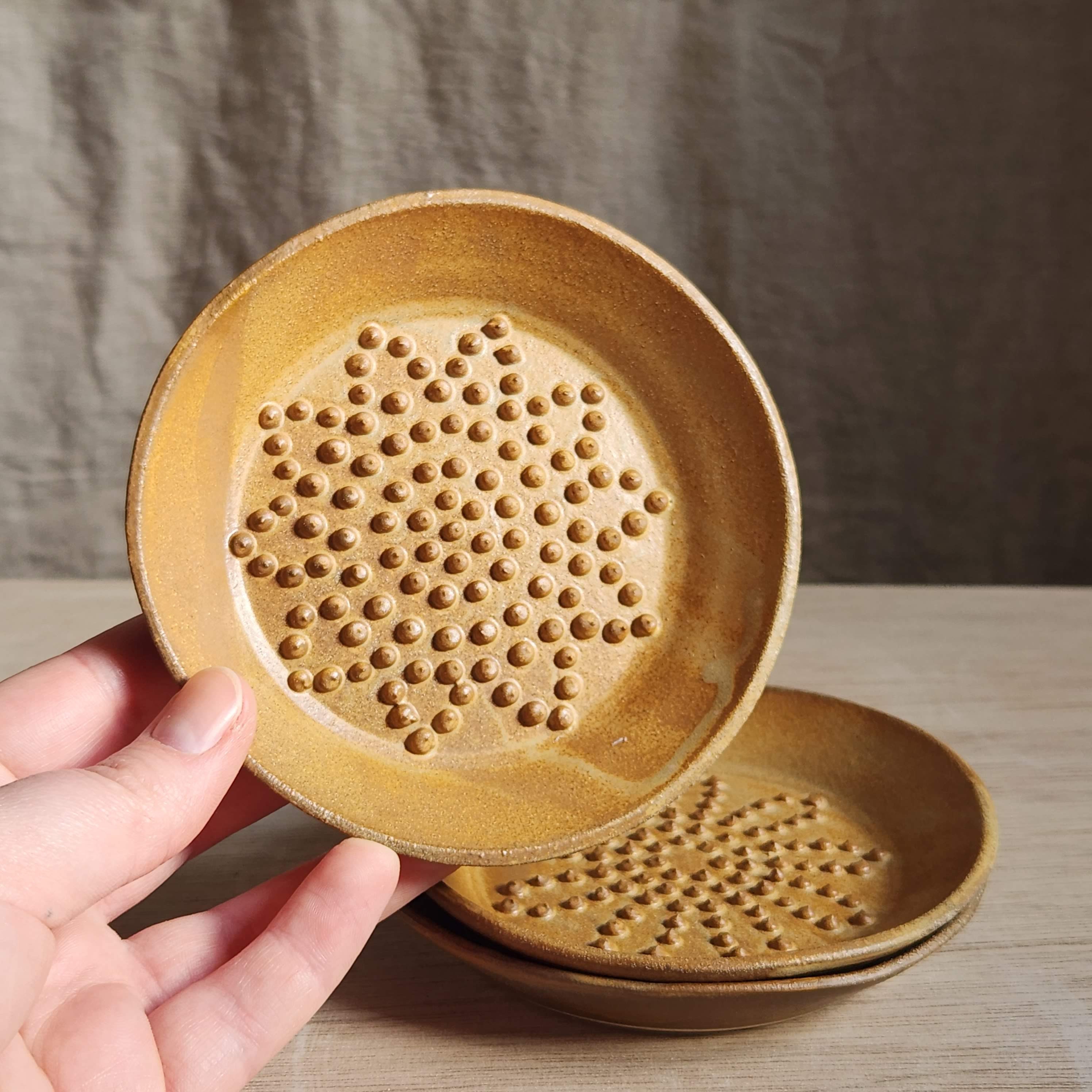 Ceramic Garlic/ginger Grater Plate - Etsy