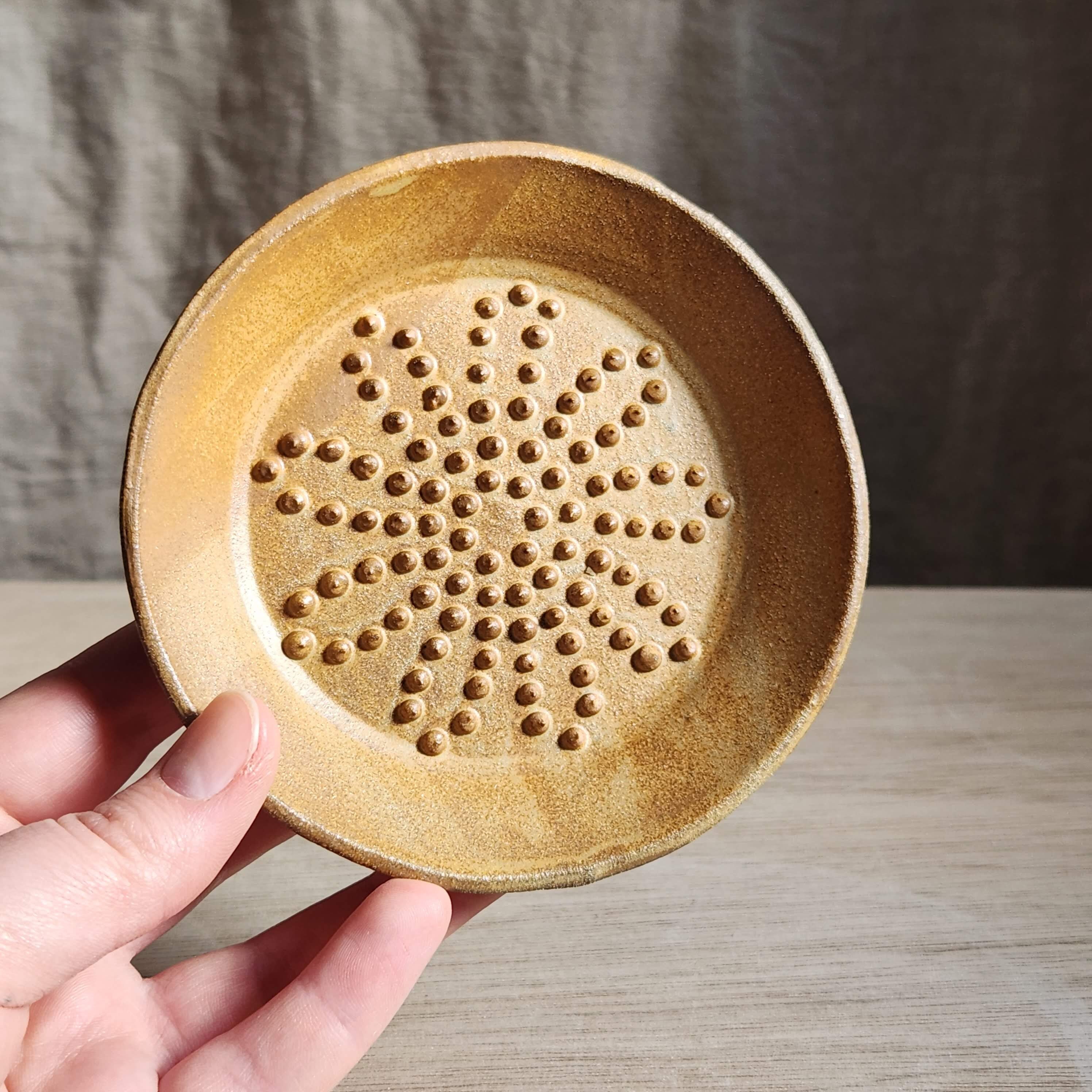 Ceramic Garlic/ginger Grater Plate - Etsy