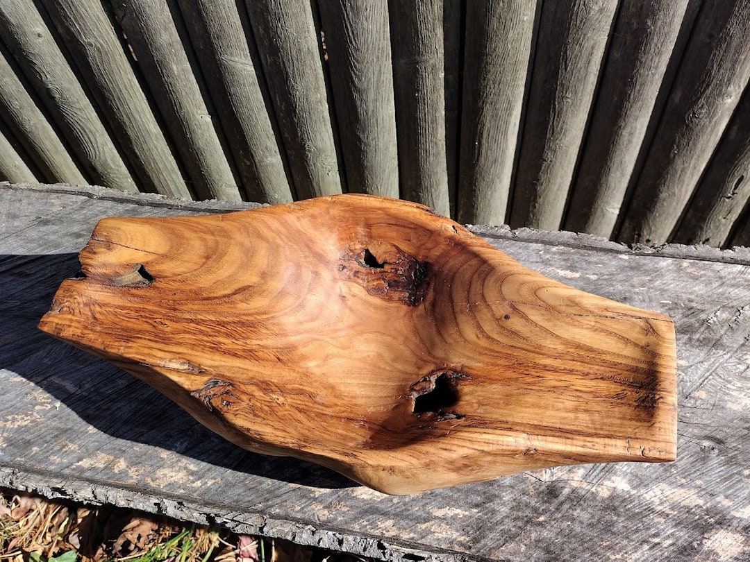 Large Pear-shaped American Chestnut Bowl - Etsy
