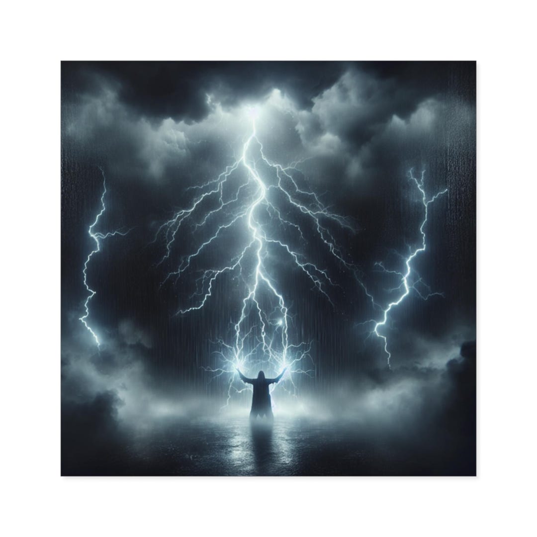 Commander of Lightning Thunderstorm Design, Electric Bolt Indoor ...