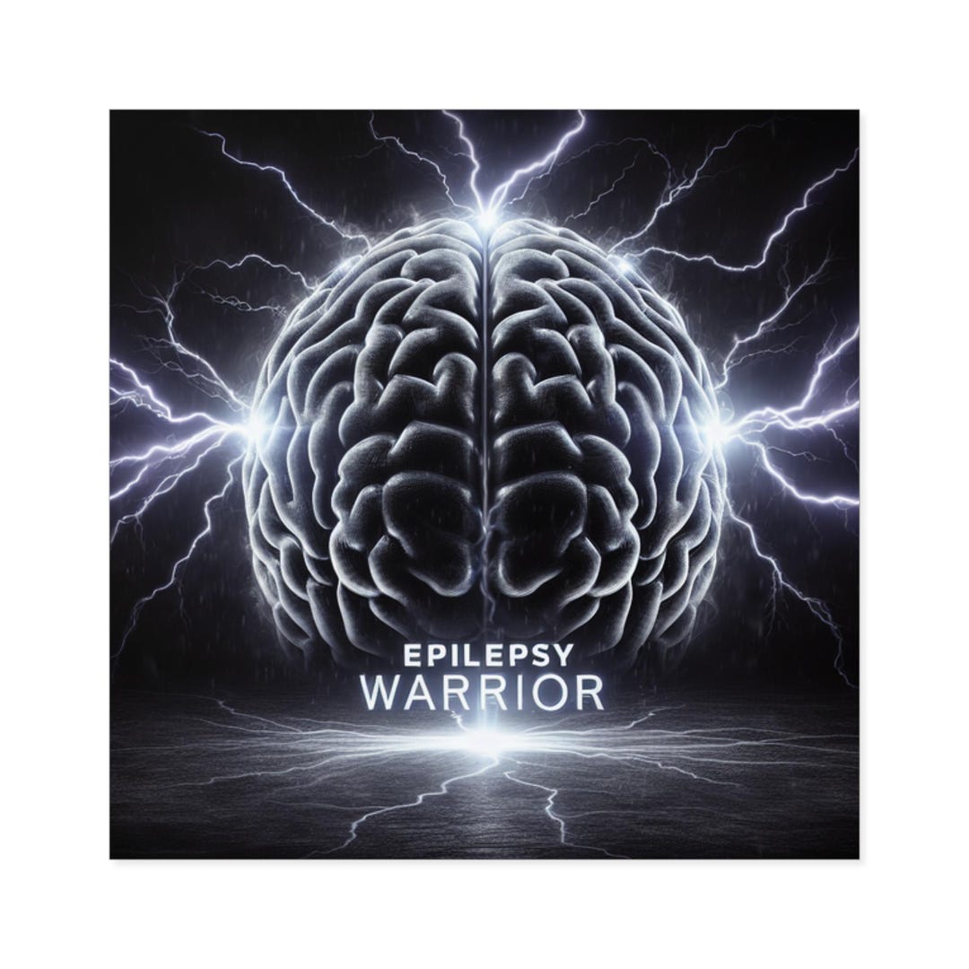 Square Stickers, Indoor\/outdoor - Epilepsy Warrior, Awareness Decal ...