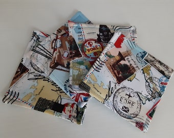 Travel Coasters - Etsy