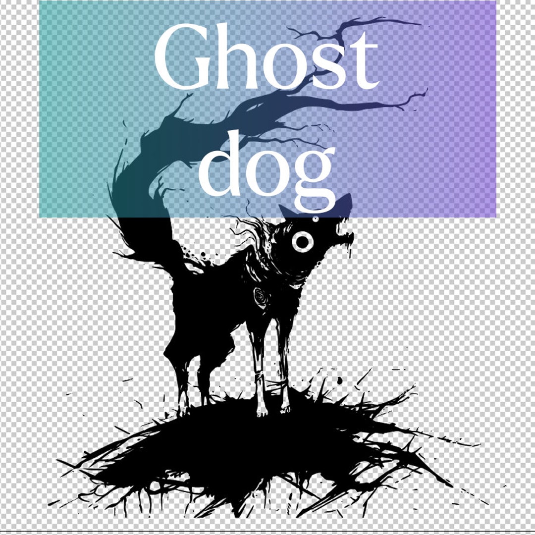 Ghost Dog SVG - Horror Inspired Vector Design for Cricut & Engraving ...