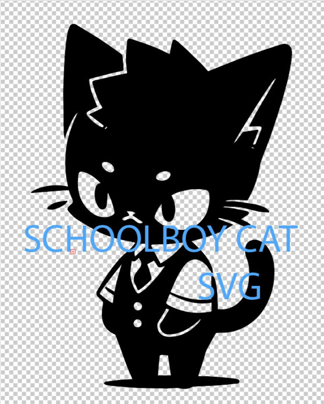 Schoolboy Cat Cute SVG Vector Art for Crafting, Scrapbooking, Cricut ...