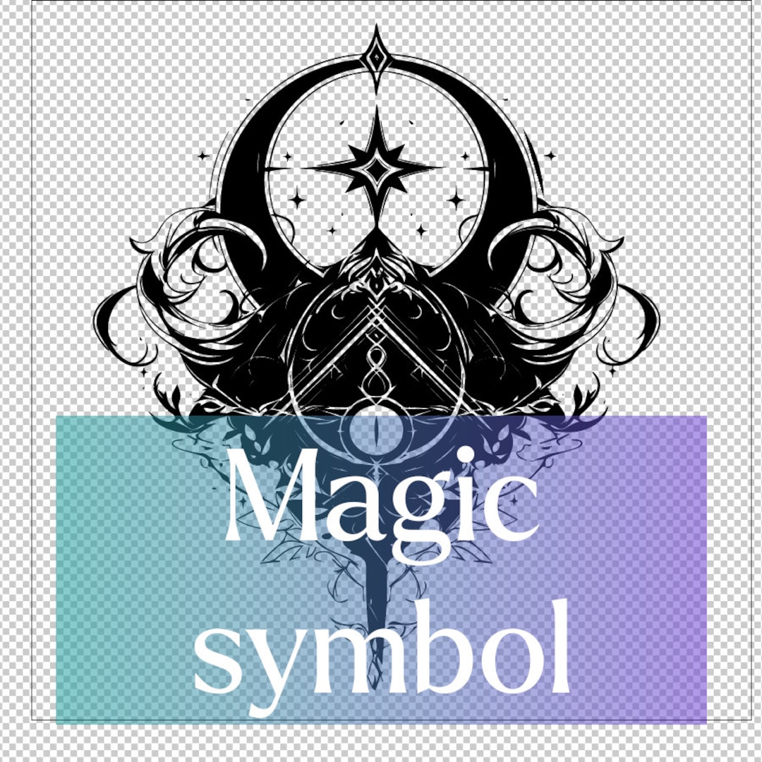 Magic Symbol SVG - DND Sorcerer Logo Roleplay Vector Design for ...