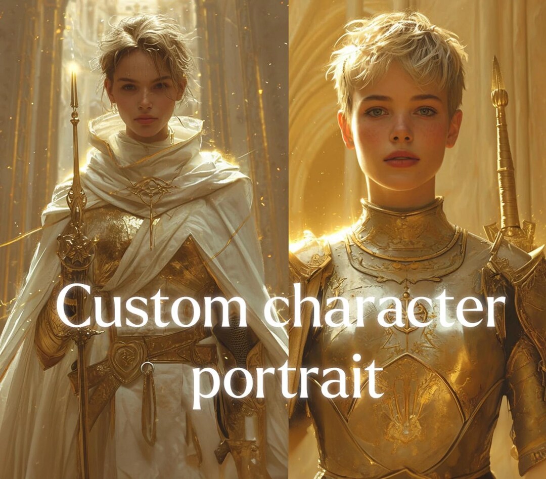 Simple Custom Character Portrait - DND Art Commission, Fantasy Art, Oc ...