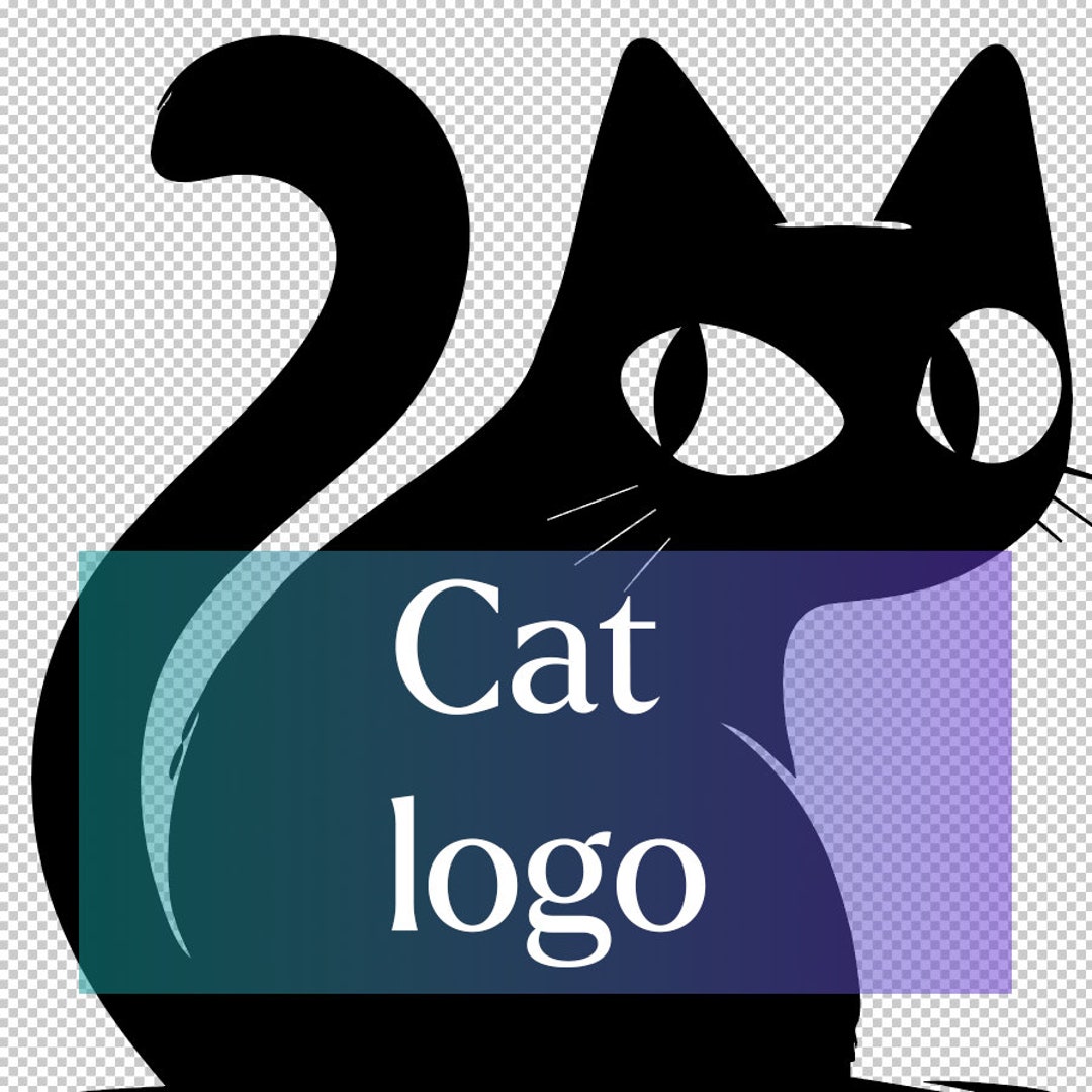 Cute Cat Logo SVG - Adorable Kitty Vector Design for Cricut & Engraving ...