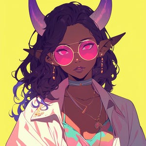 Simple Anime PFP Headshot - Original Character Digital Art - Etsy