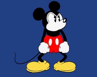 Angry Mickey Mouse | Etsy