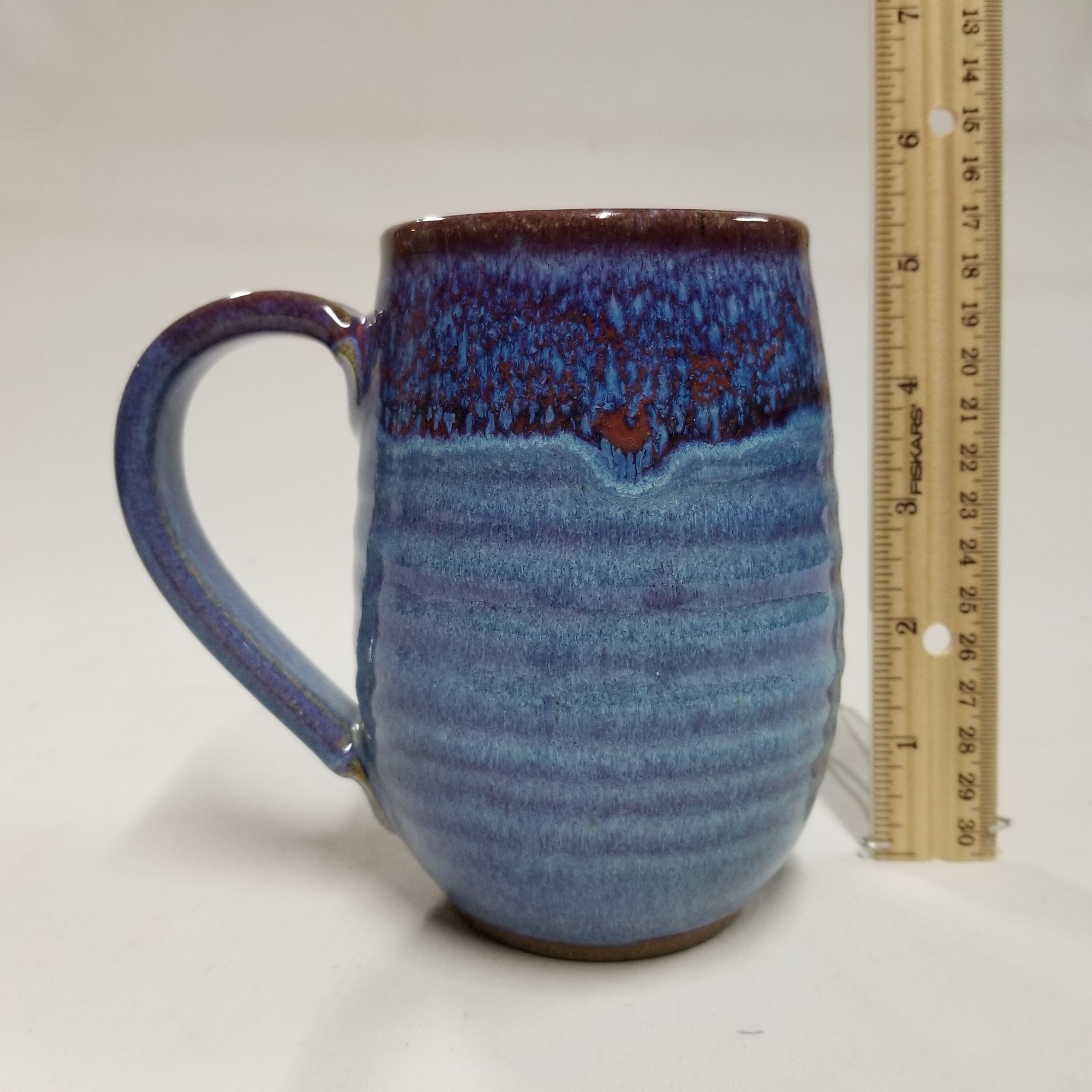Large Blue Mug - Etsy