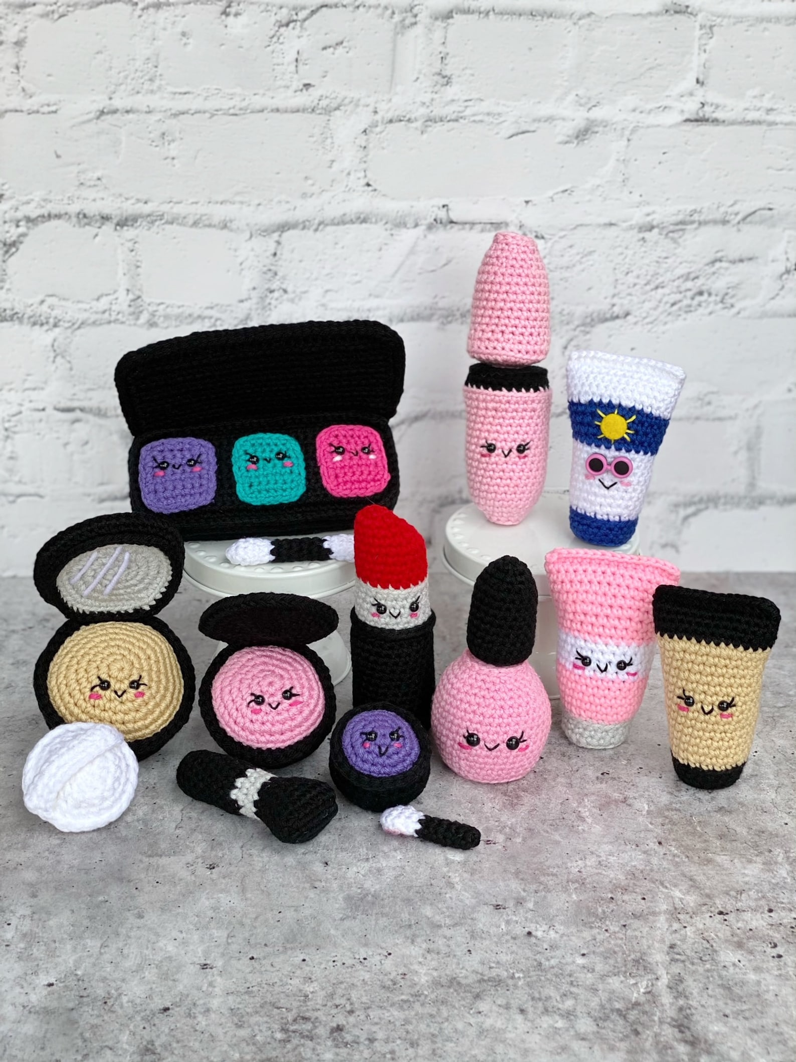 Crochet Makeup Pattern Bundle Amigurumi Makeup Patterns | Etsy