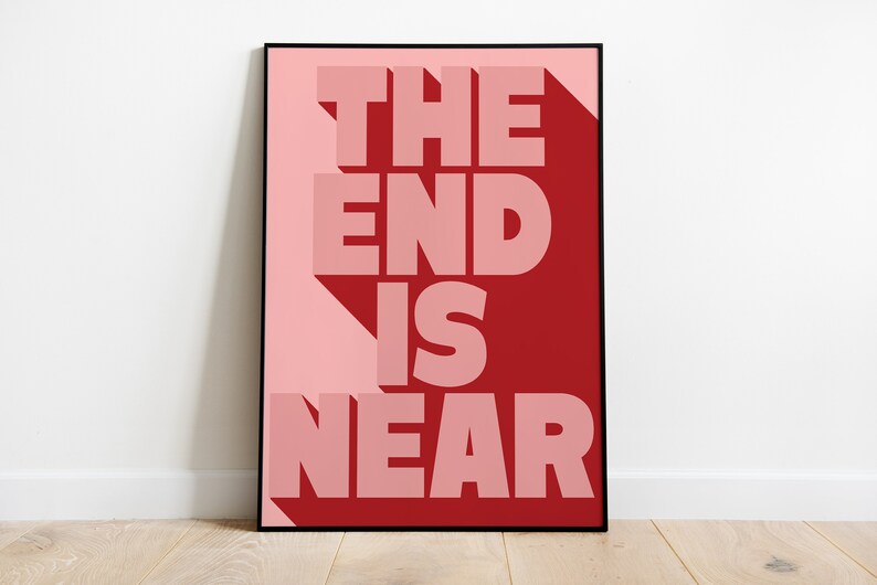 Phoebe Bridgers I Know the End the End is Near Lyrics - Etsy